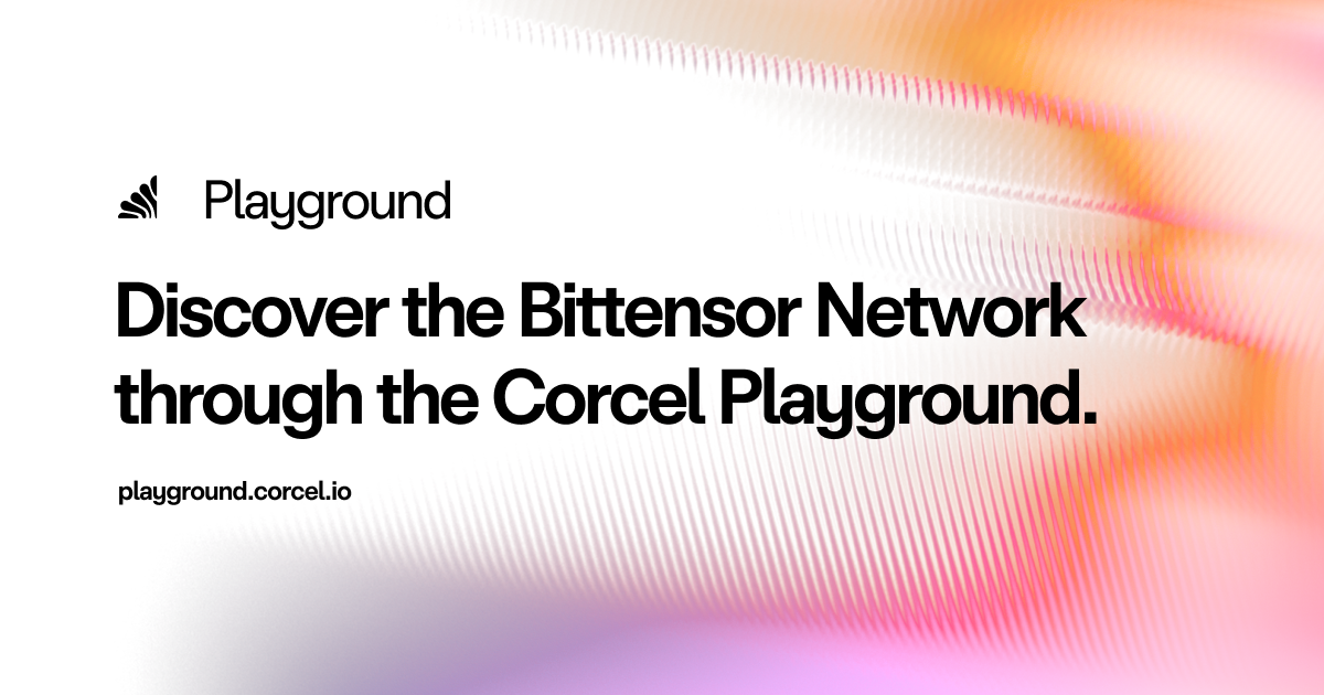 Subnet Playground by Corcel